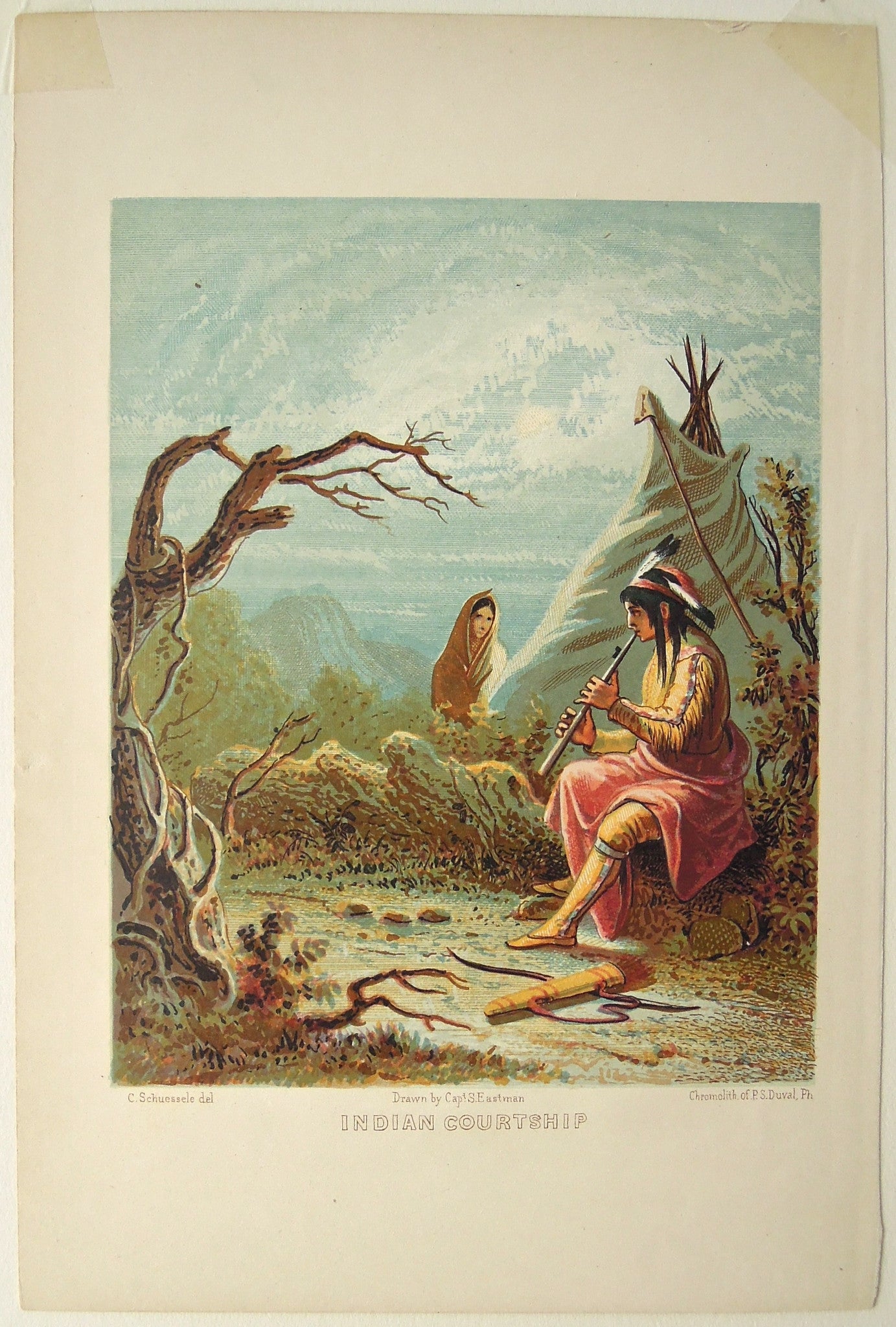 Native American Genre Scenes – Victoria Cooper Antique Prints